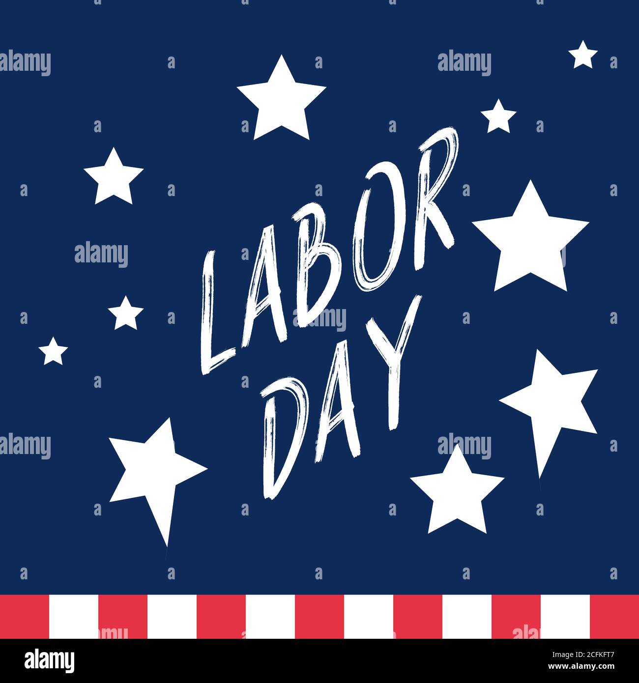 USA happy Labor day text design for advertising template. Vector ...