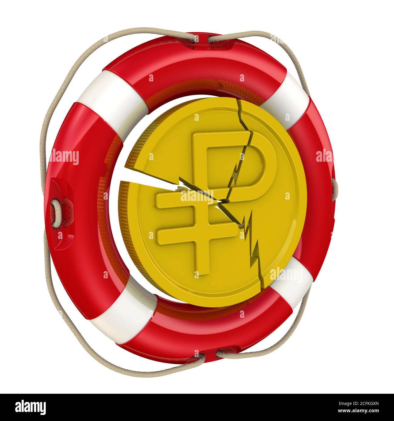 Cracked emergency coin hi-res stock photography and images - Alamy