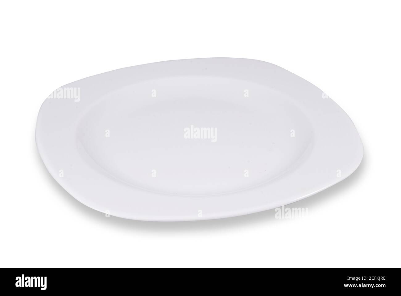 White plate with shadow Stock Photo - Alamy