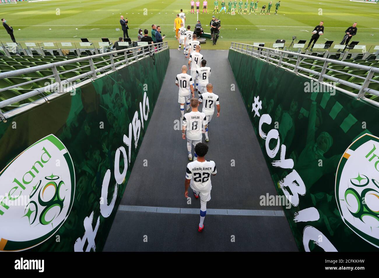The finland players walk out hi-res stock photography and images - Alamy