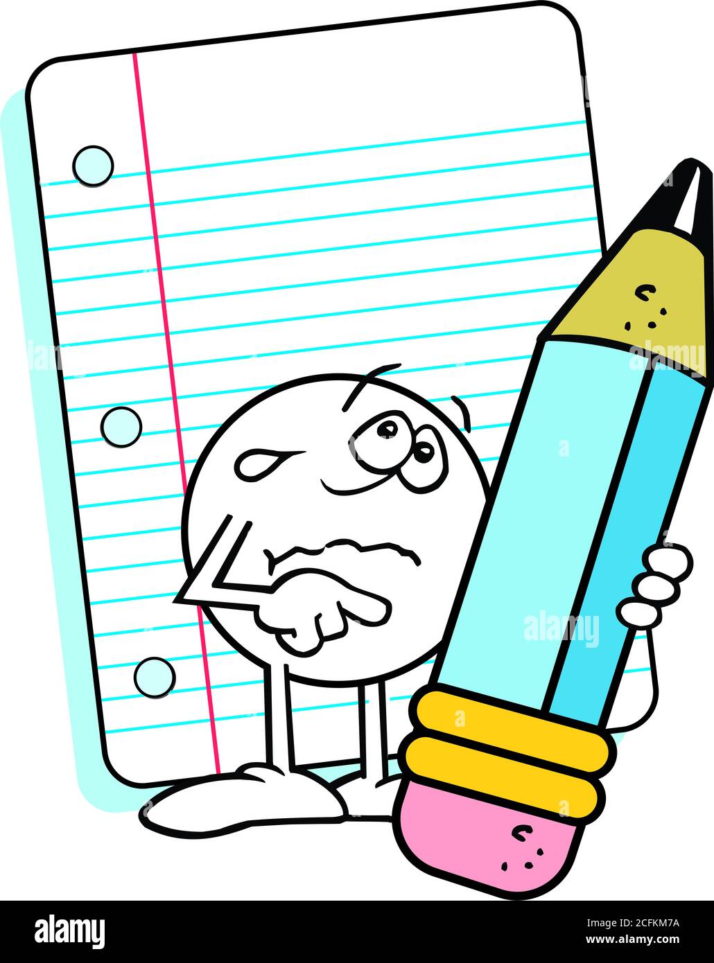 Moodies Sad Note Stock Photo - Alamy