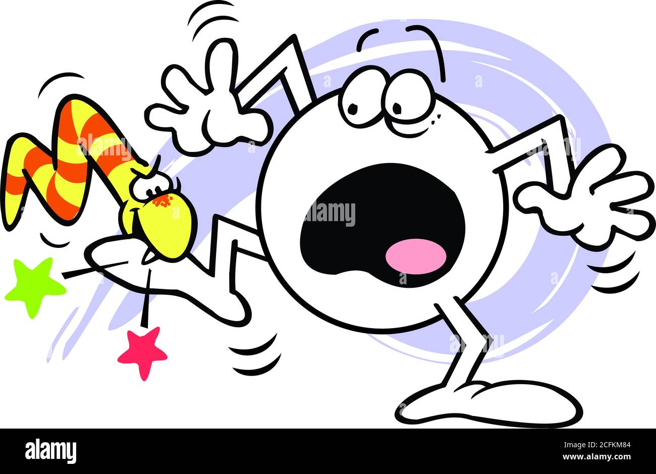 Snake bite cartoon hi-res stock photography and images - Alamy