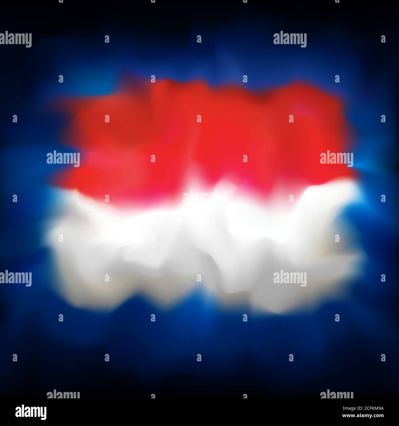 Abstract flag of indonesia on dark blue sky background for creative ...