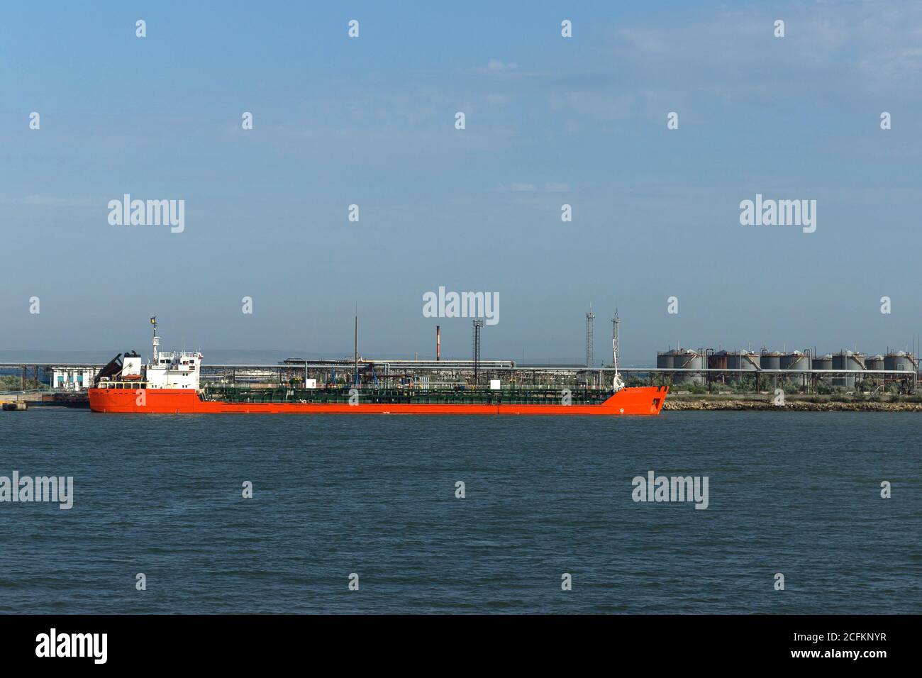 The KERCH STRAIT, RUSSIA - JUNE 11.2015: Port "Caucasus ...