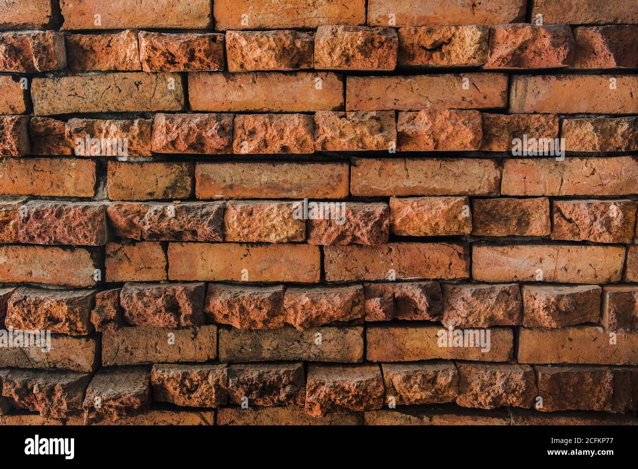 Real red brick wall texture hi-res stock photography and images - Alamy