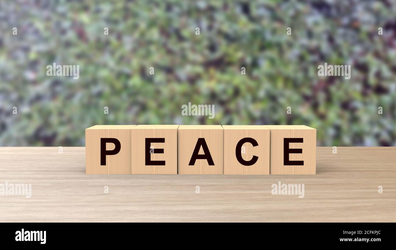 Peace Word Vertical