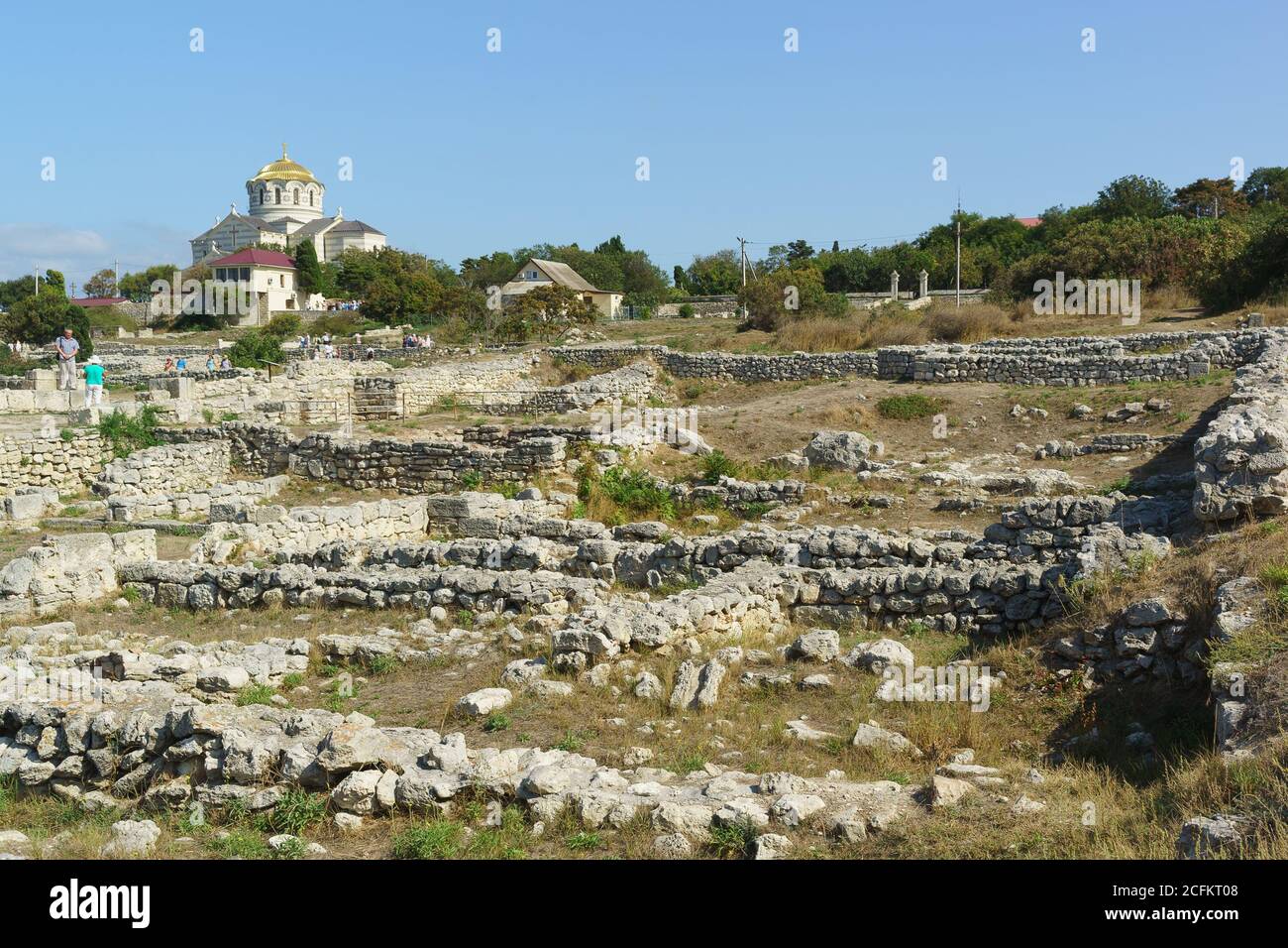 Russia, Crimea, Sevastopol - September 04.2017: Tourists visiting the ...