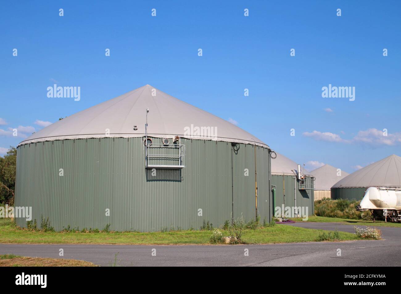 Biogas production in rural Germany Stock Photo - Alamy