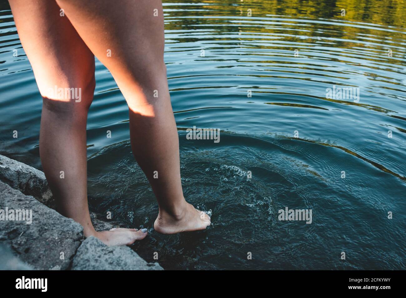Dip toe water hi-res stock photography and images - Alamy