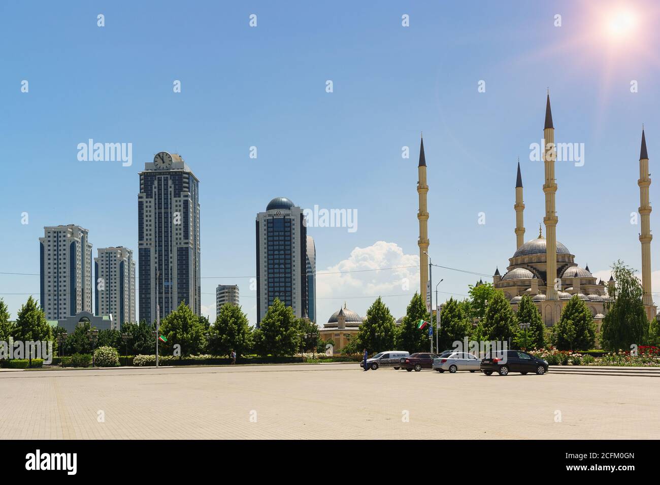 Grozny, Chechen Republic, Russia - June 02, 2019: Grozny city high-Rise ...