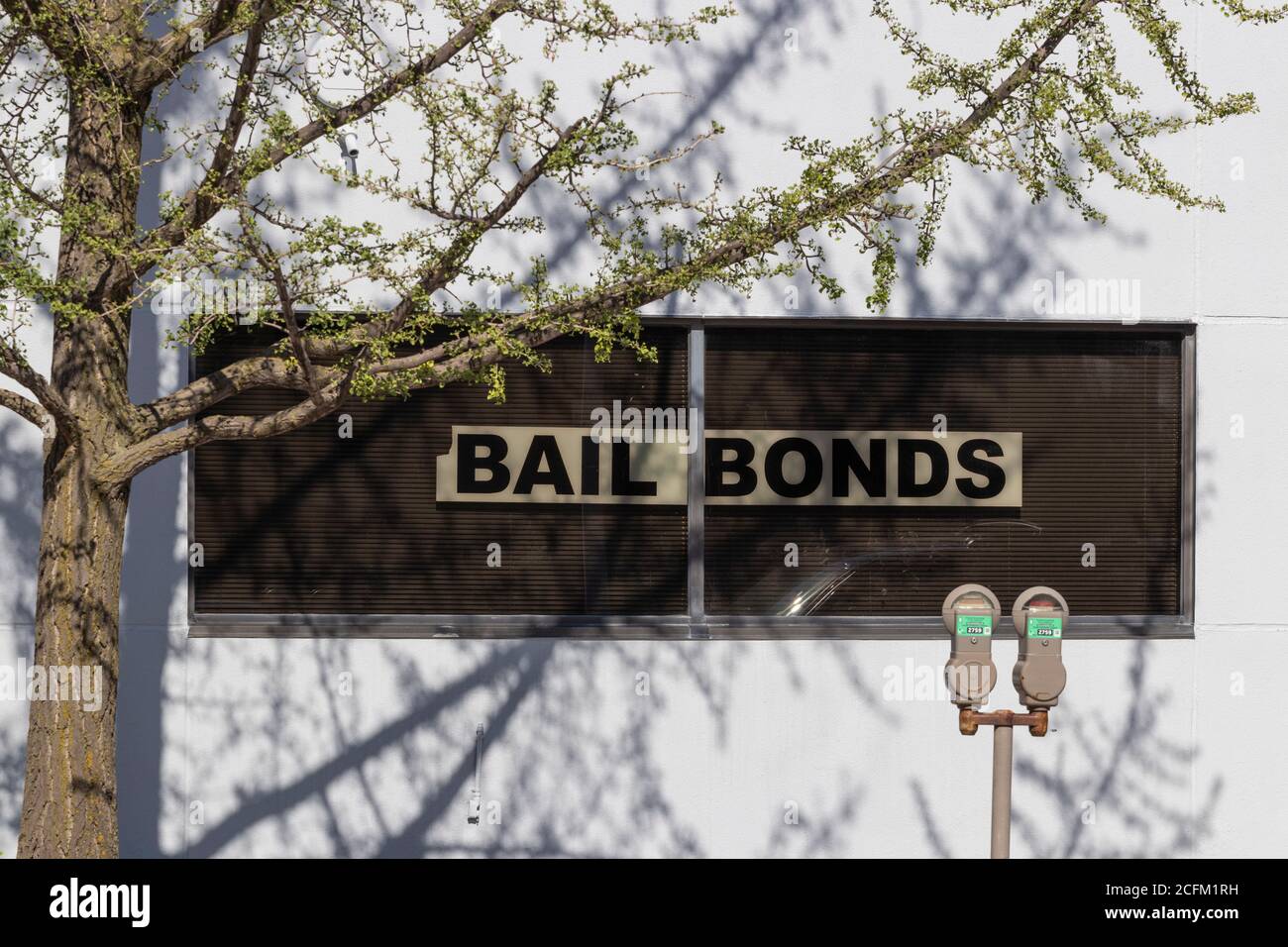 Bail bonds sign hi-res stock photography and images - Alamy