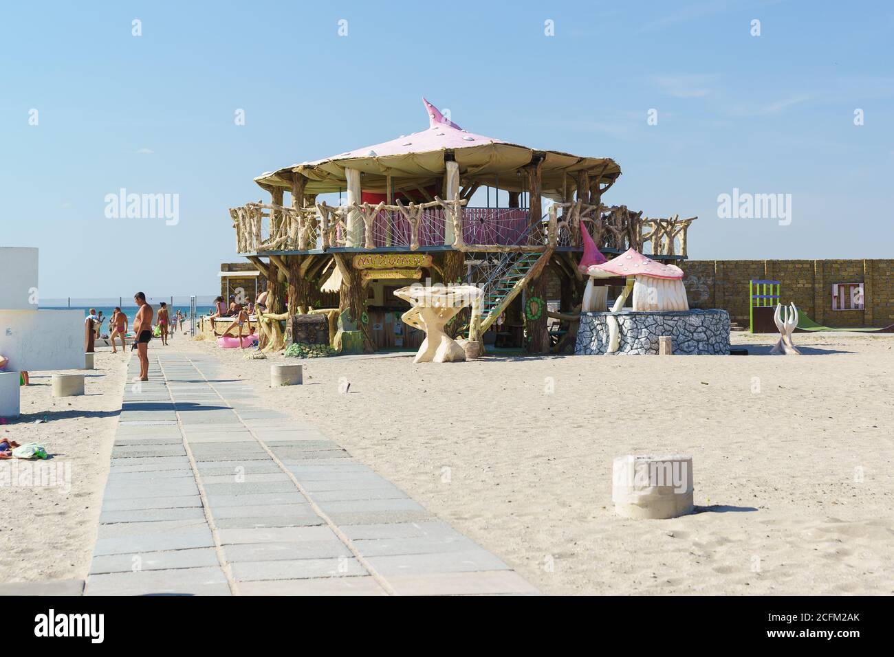 Popovka, Saki district, Crimea - 10 September 2019: the Original ...