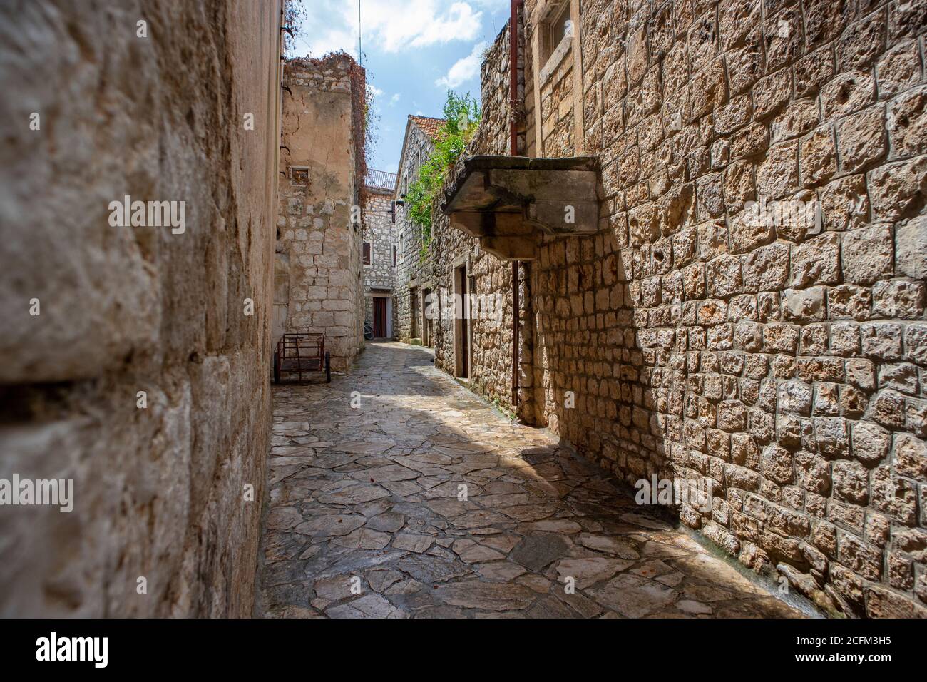 Magnificent traditional architecture made entirely out of stone in the ...