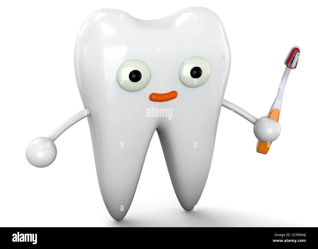 Tooth Character - 3D Stock Photo - Alamy