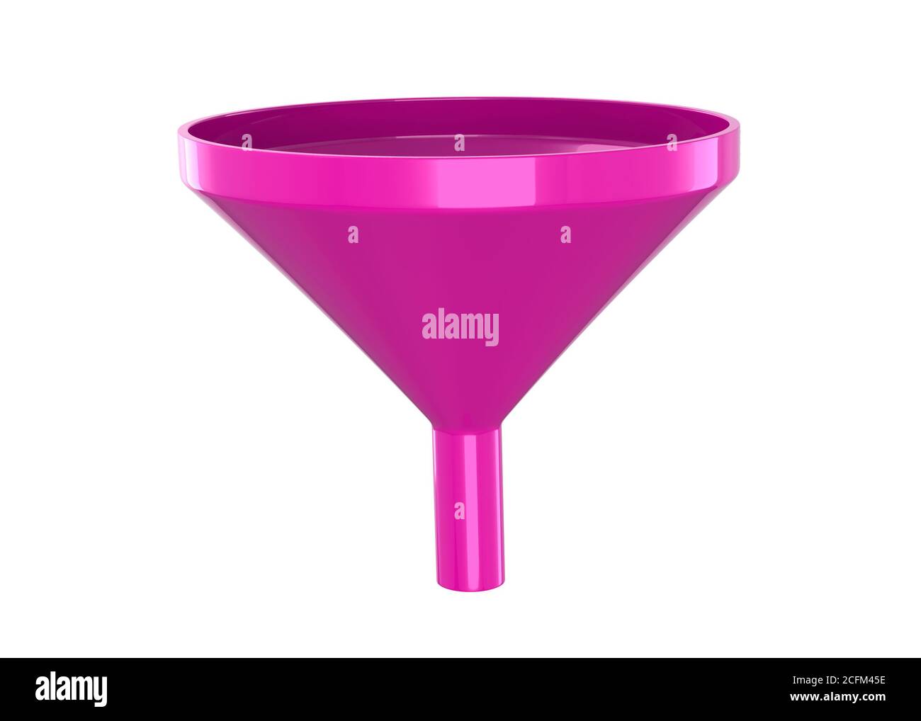 Funnel - 3D Stock Photo - Alamy