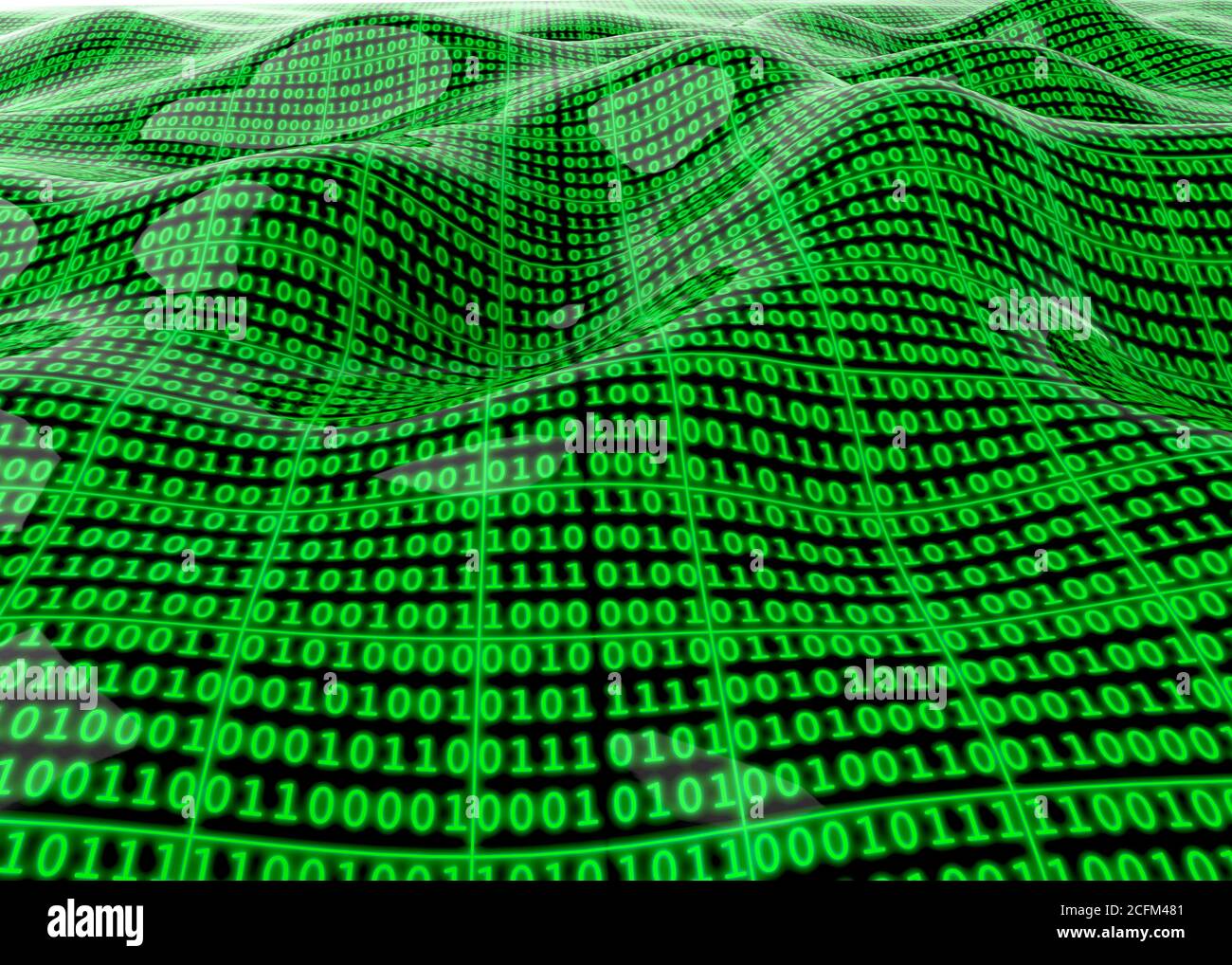 Binary Numbers - 3D Stock Photo - Alamy