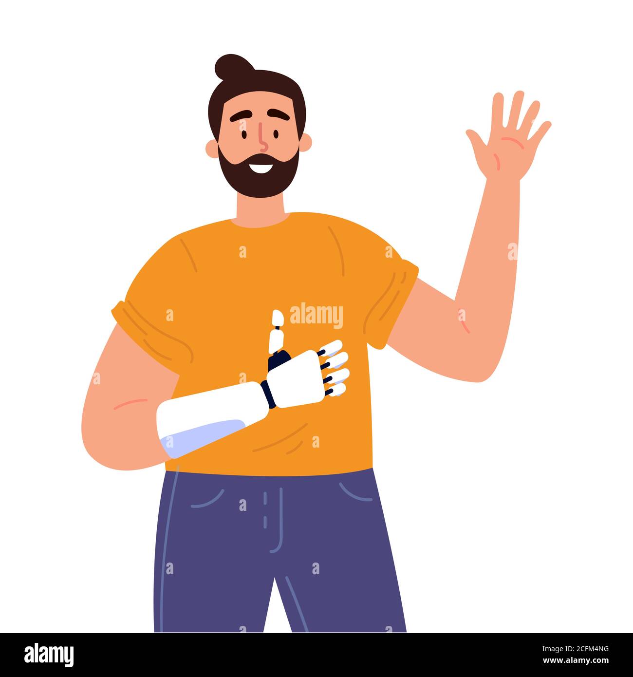 Synthetic limb Stock Vector Images - Alamy