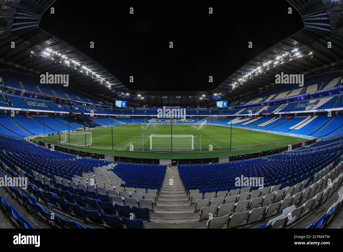 Manchester city stadium general view hi-res stock photography and ...