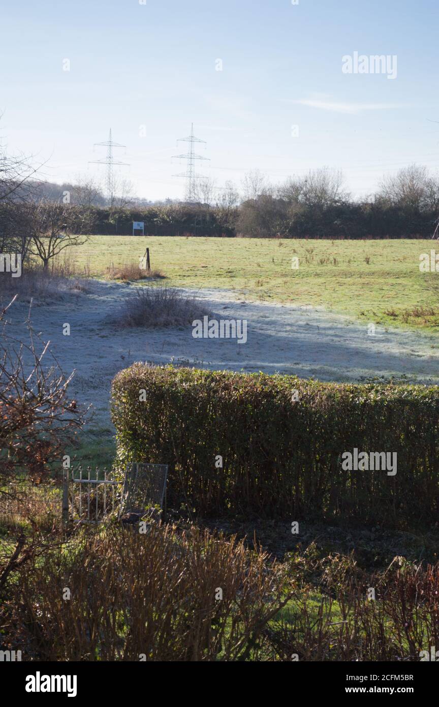 Sun rising snow countryside hi-res stock photography and images - Alamy