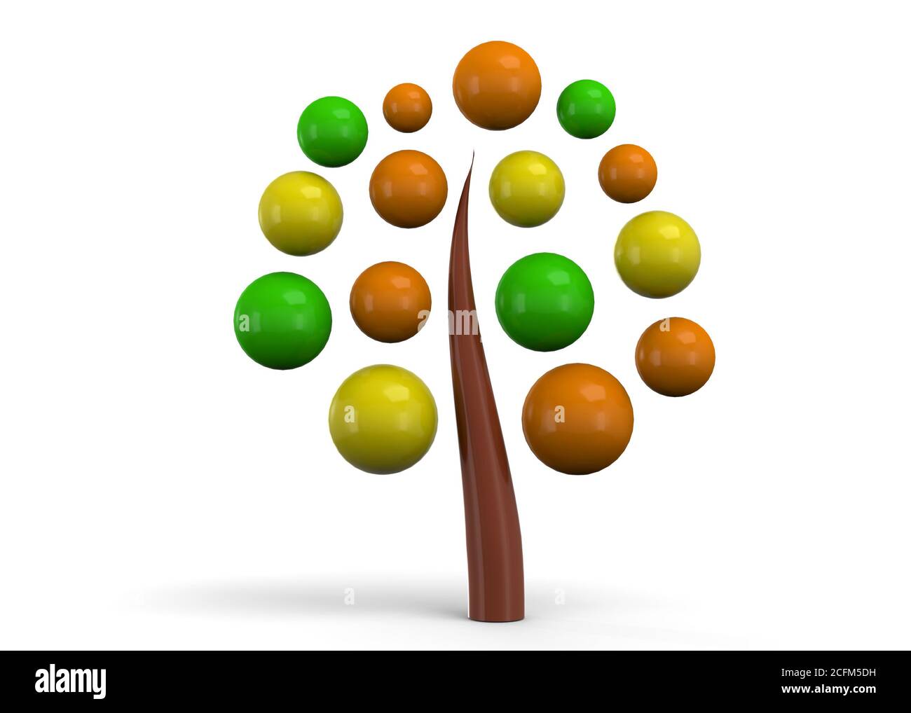 Tree icon ecology environment Cut Out Stock Images & Pictures - Alamy