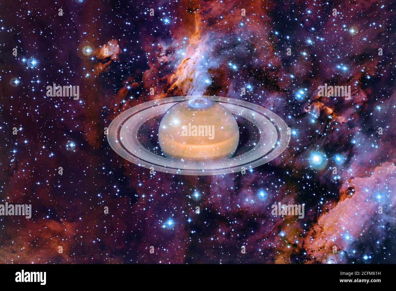 Planet Saturn. Solar system. Cosmos art. Elements of this image ...
