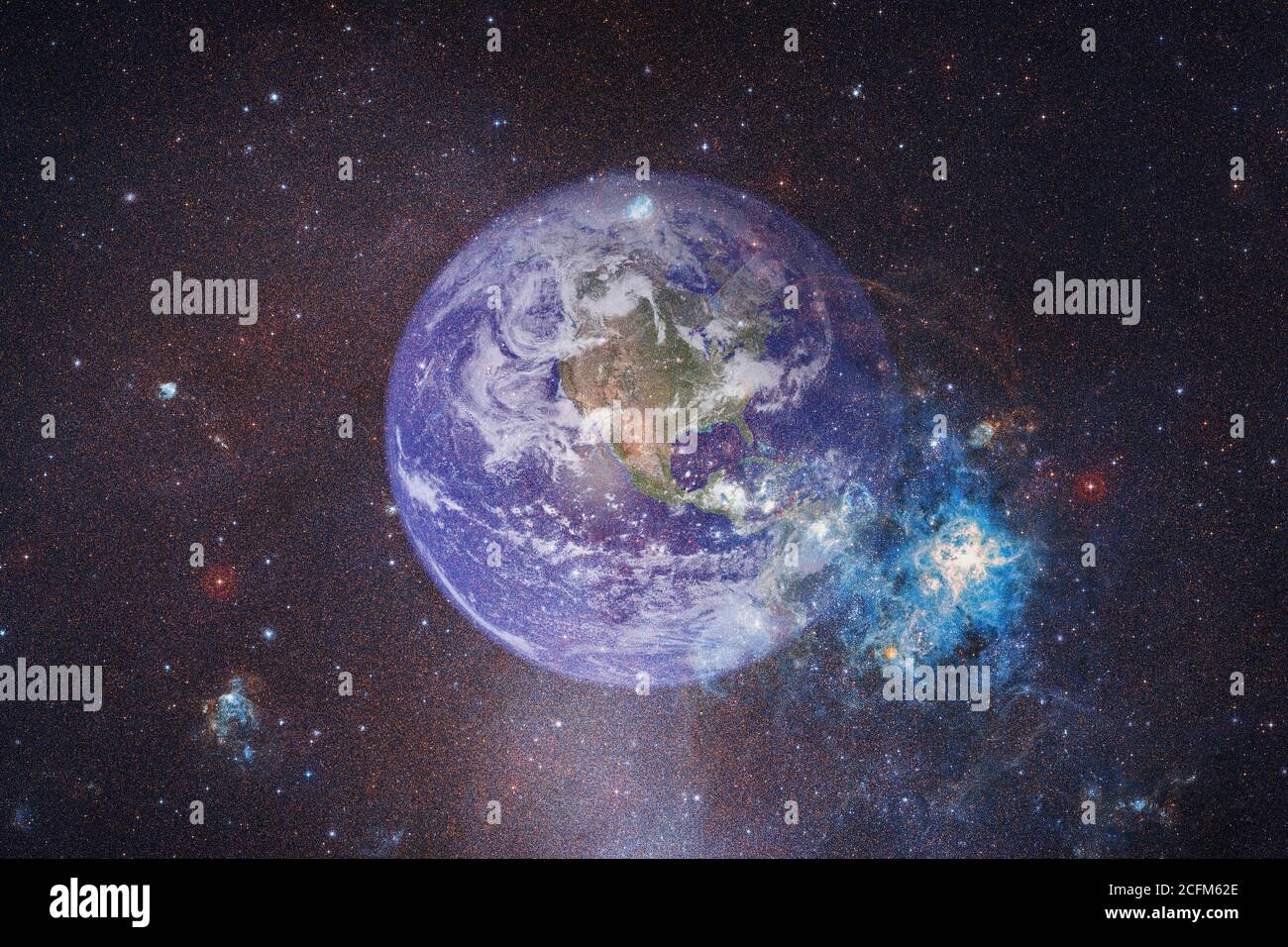 Earth. Solar system. Awesome print for wallpaper. Elements of this ...