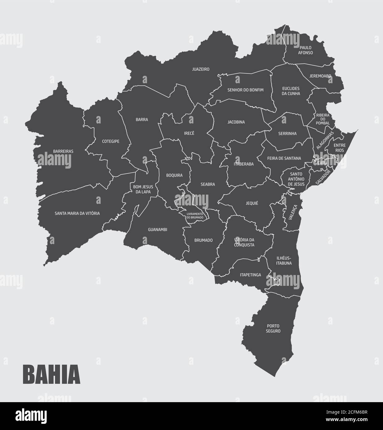 Bahia Map High Resolution Stock Photography and Images - Alamy