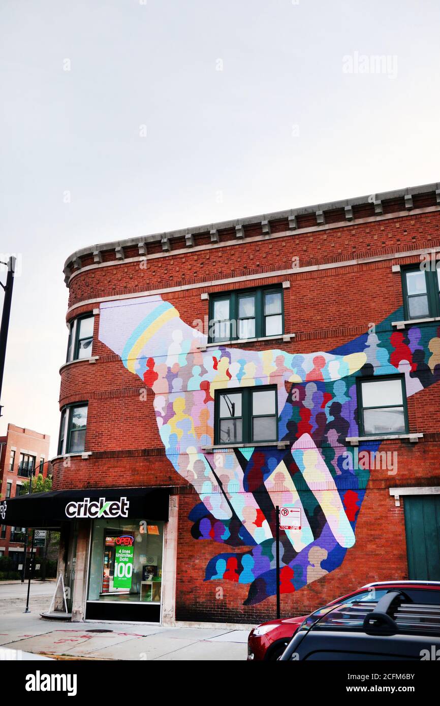 Chicago mural hi-res stock photography and images - Alamy