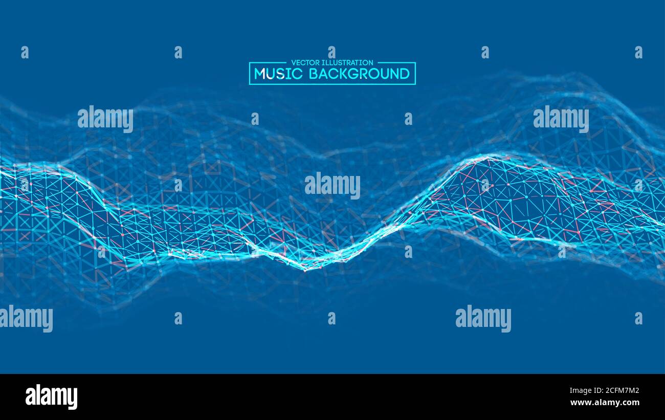 Blue background design. Colourful music background design. Abstract ...