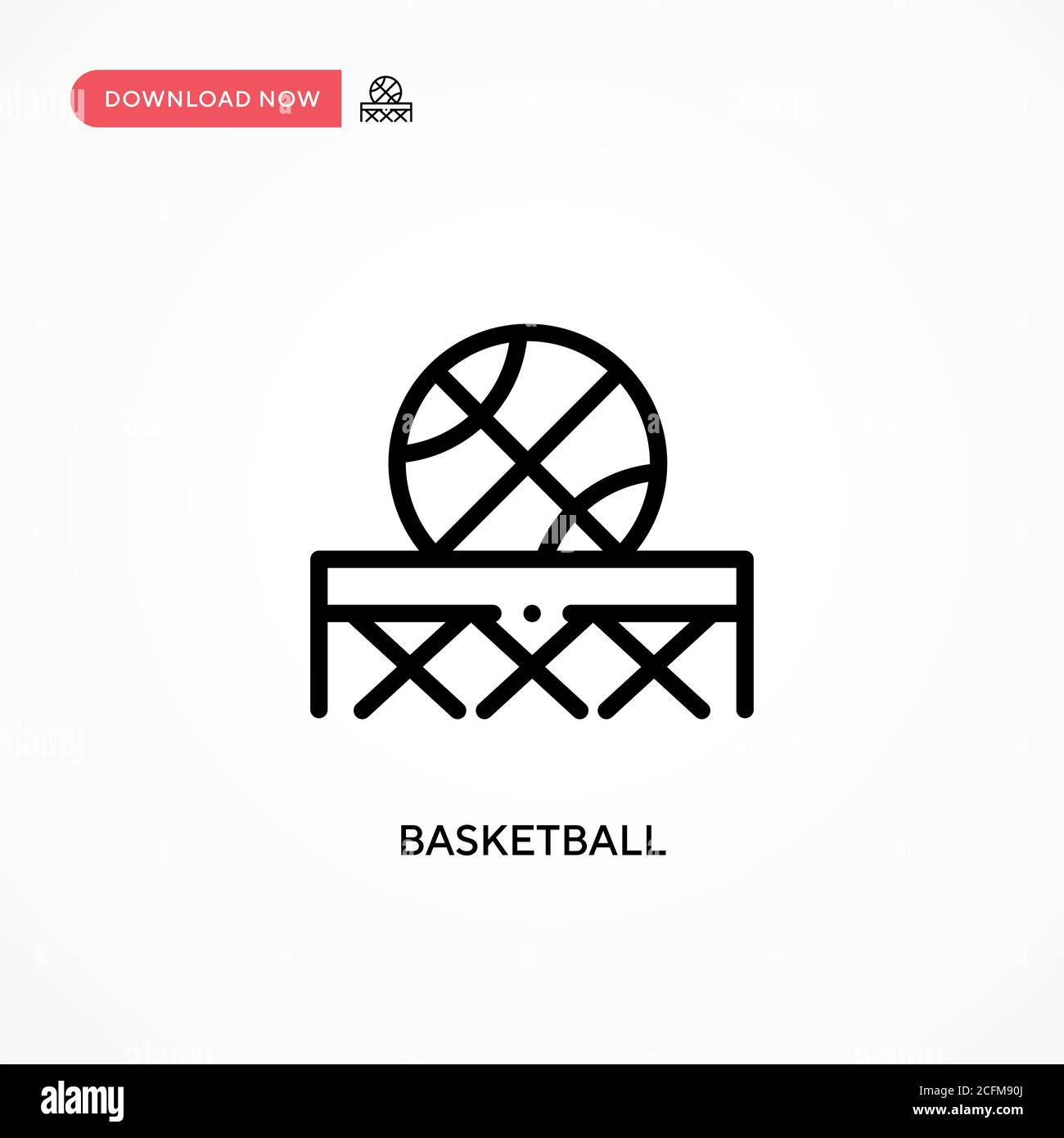Simple Basketball Logo High Resolution Stock Photography and Images - Alamy