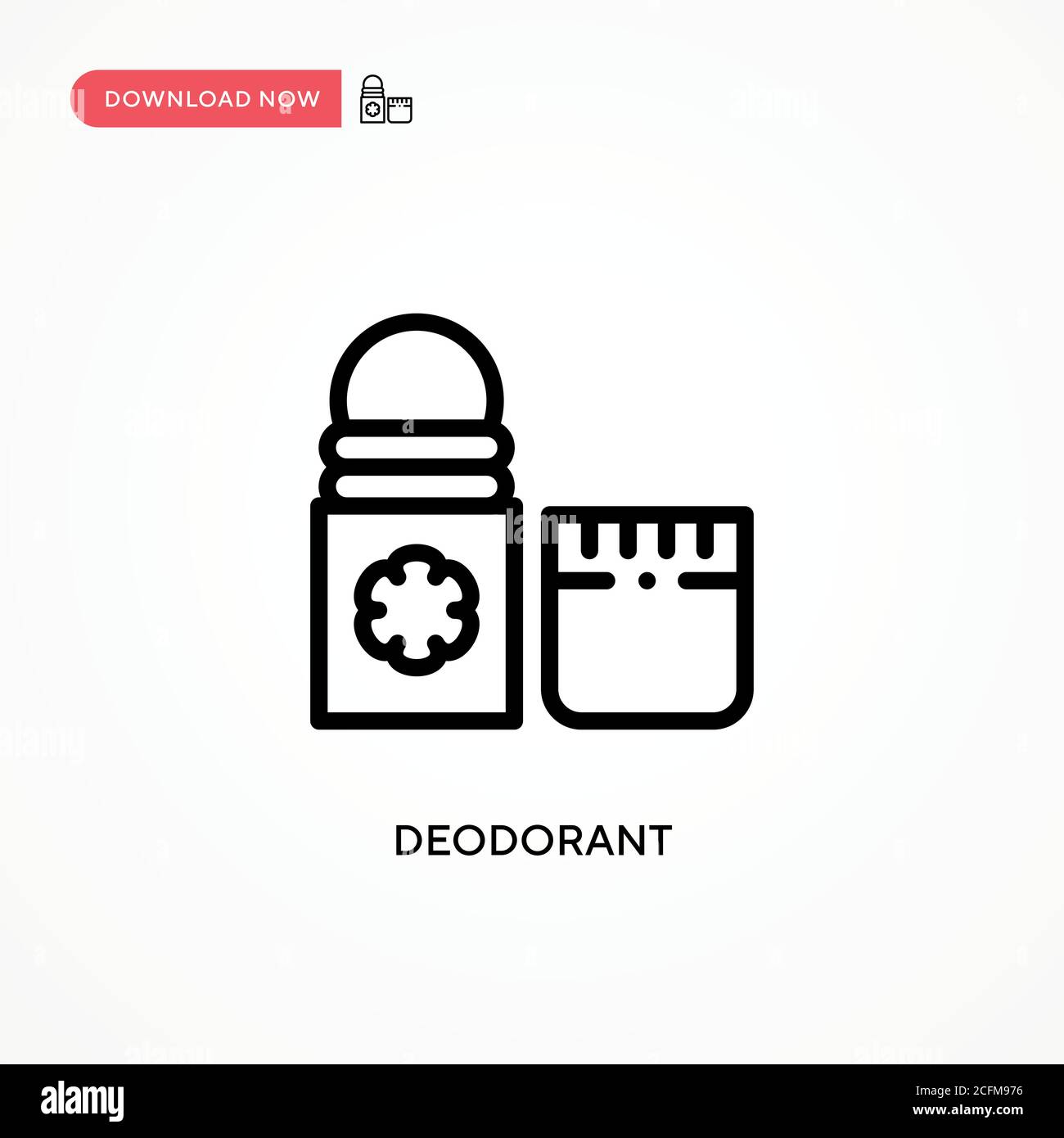 Deodorant vector icon. Modern, simple flat vector illustration for web ...