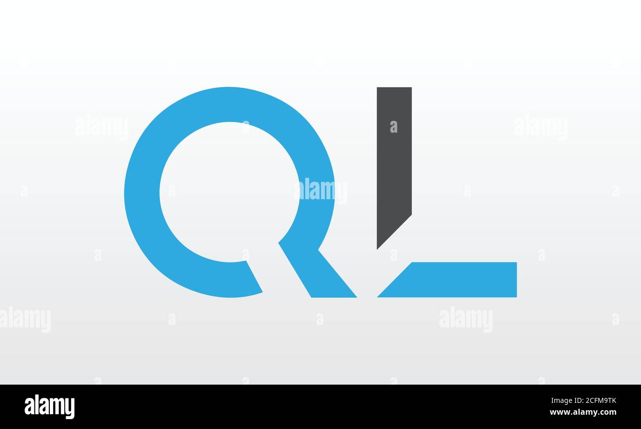 Initial letter QL logo design with modern business typography vector ...