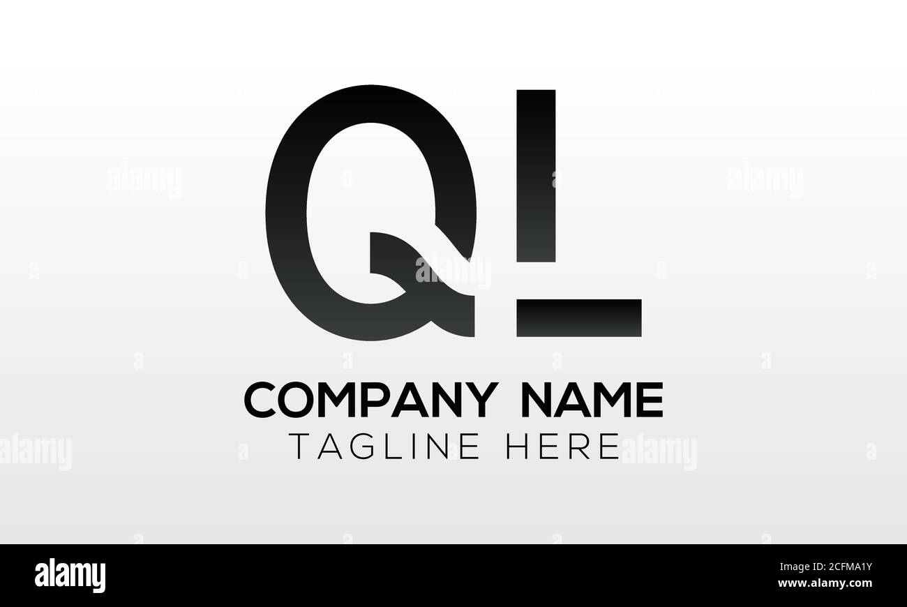 Initial letter QL logo design with modern business typography vector ...