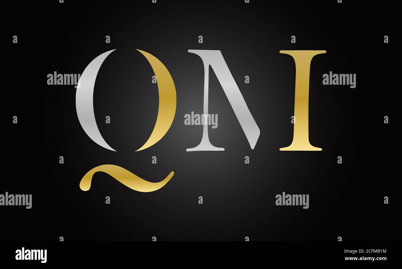 Initial letter QM logo design with modern business typography vector ...