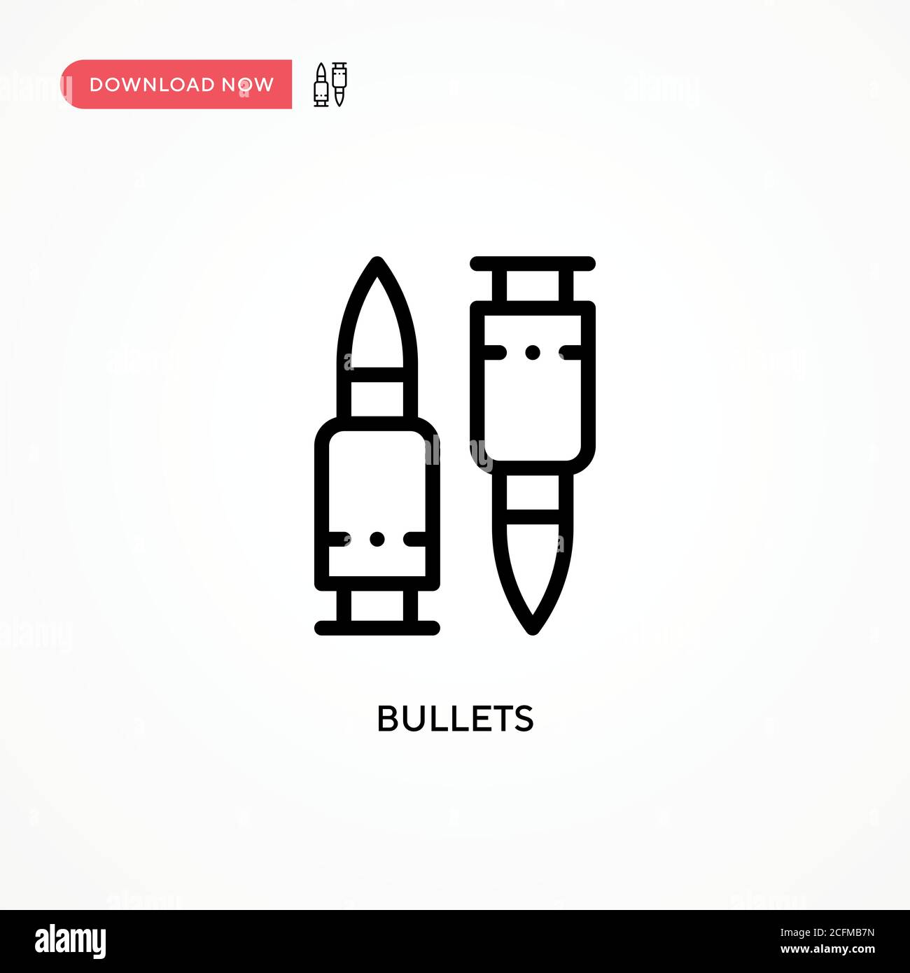 Bullets vector icon. Modern, simple flat vector illustration for web ...