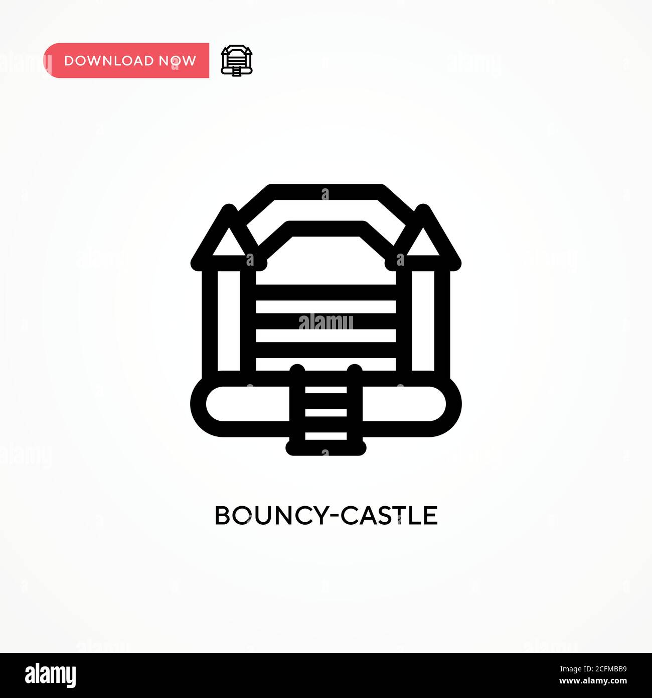 Bouncy castle bouncing Stock Vector Images - Alamy