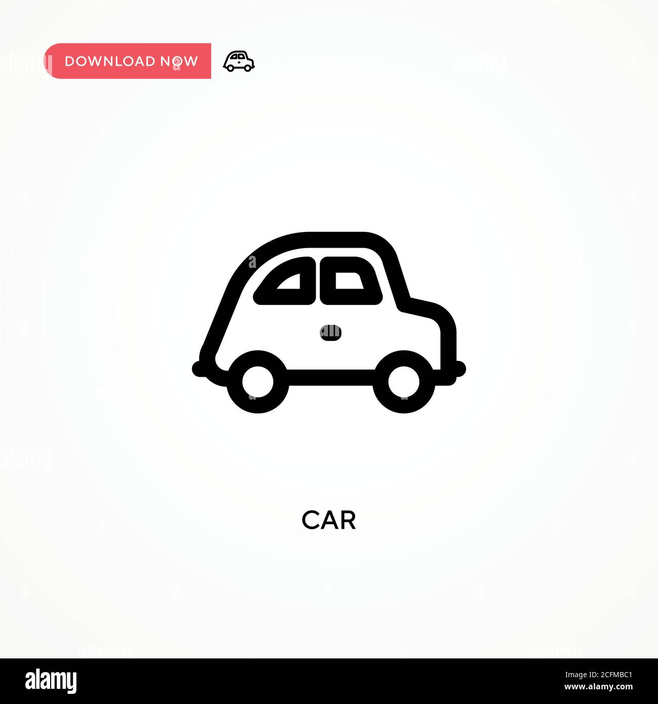 Car vector icon. Modern, simple flat vector illustration for web site ...