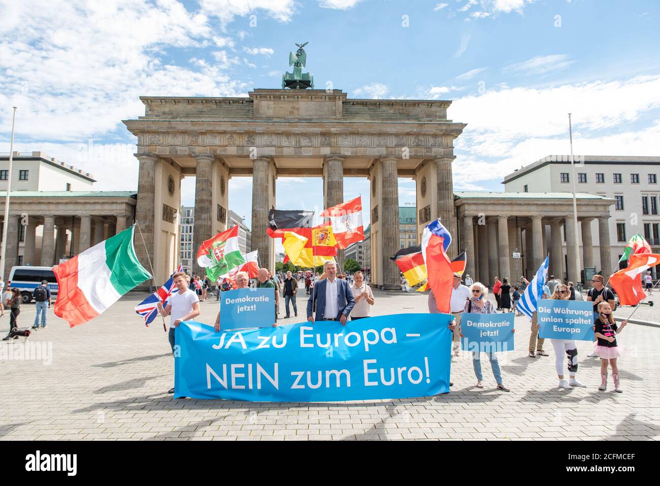 People with anti afd banner hi-res stock photography and images - Alamy