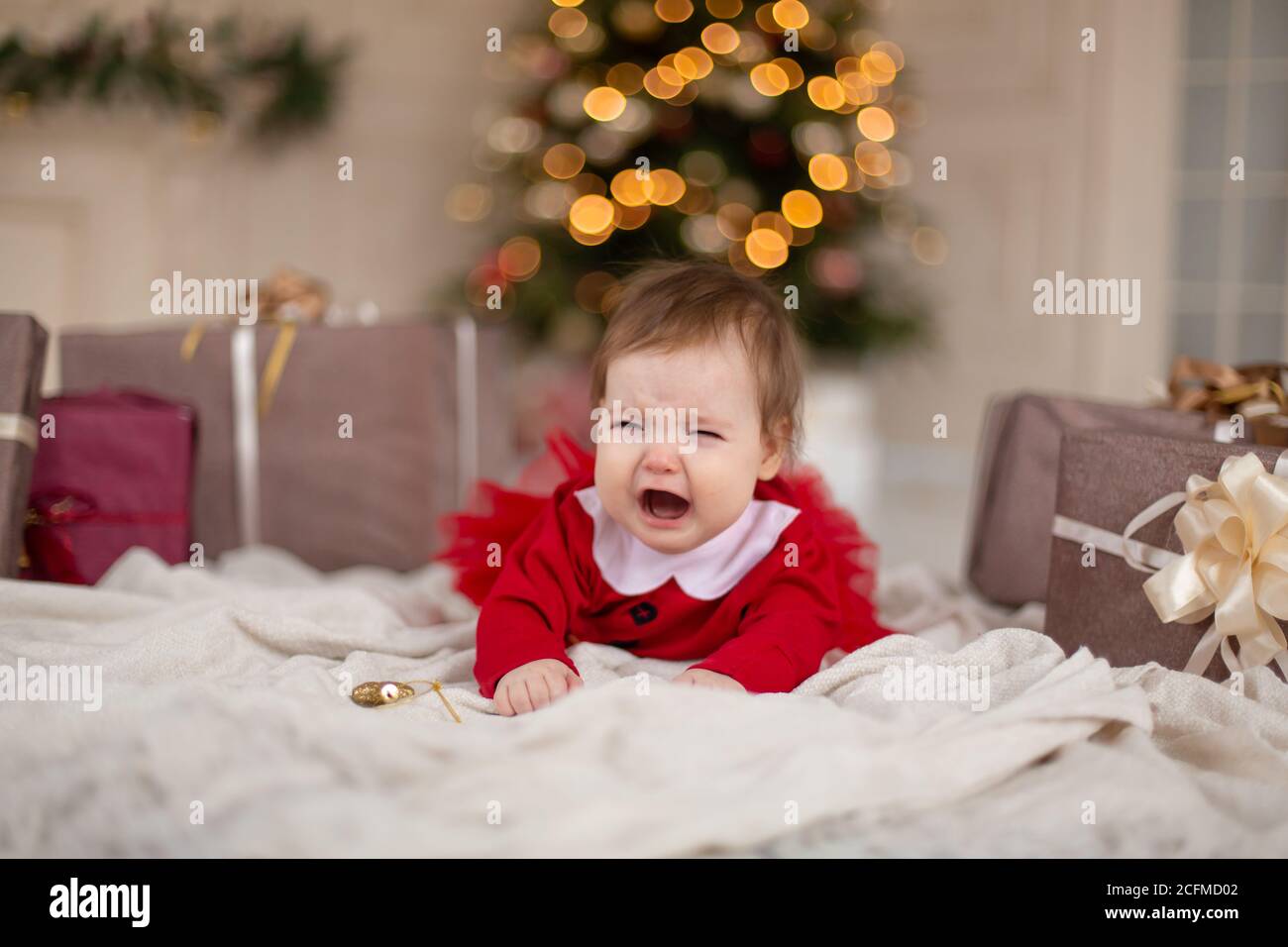 Christmas baby crying High Resolution Stock Photography and Images - Alamy