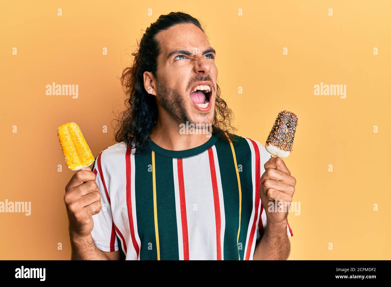 Stress eating ice cream hi-res stock photography and images - Alamy