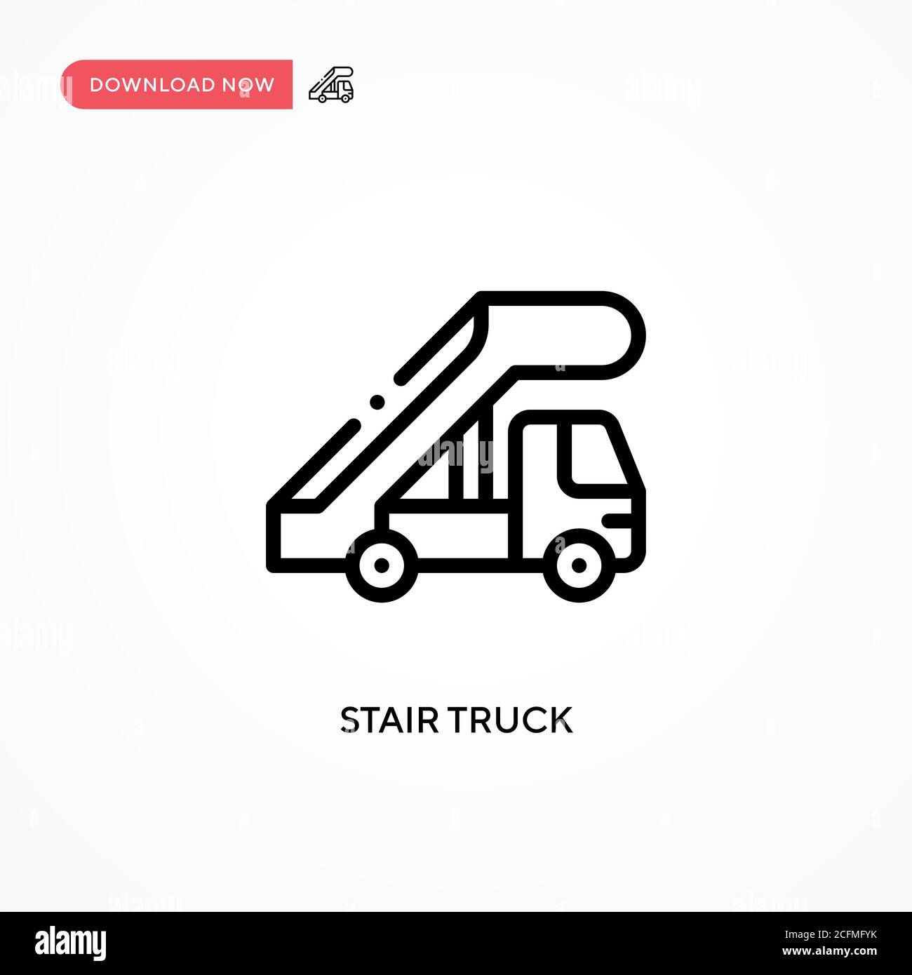 Boarding plane stairs outside Stock Vector Images - Alamy