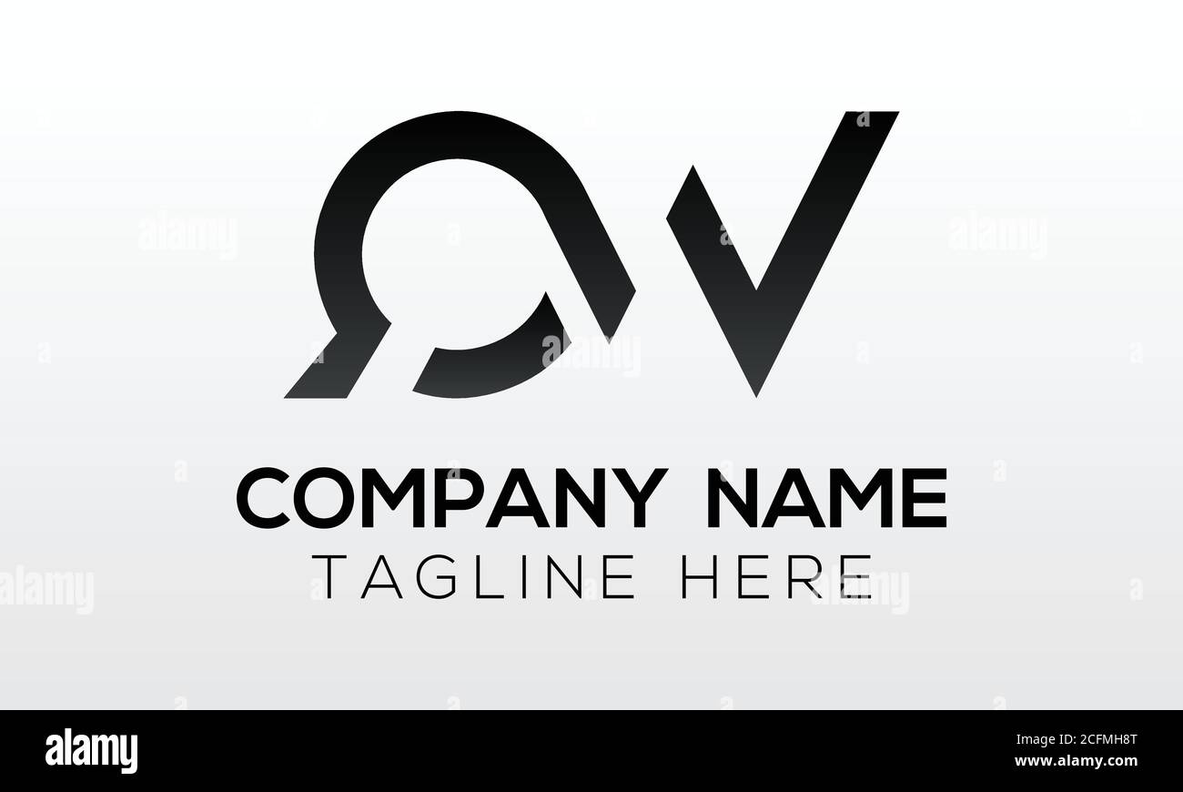 Initial letter QW logo design with modern business typography vector template. Creative isolated ...