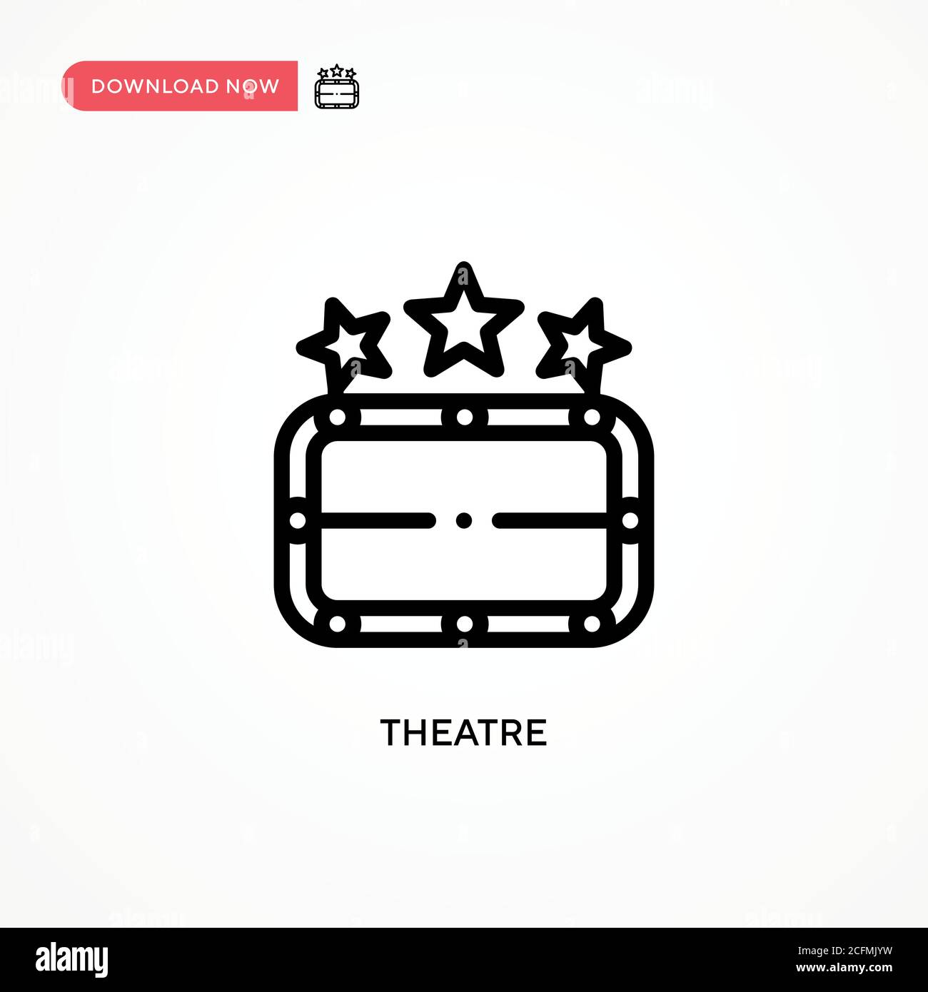 Night broadway view Stock Vector Images - Alamy