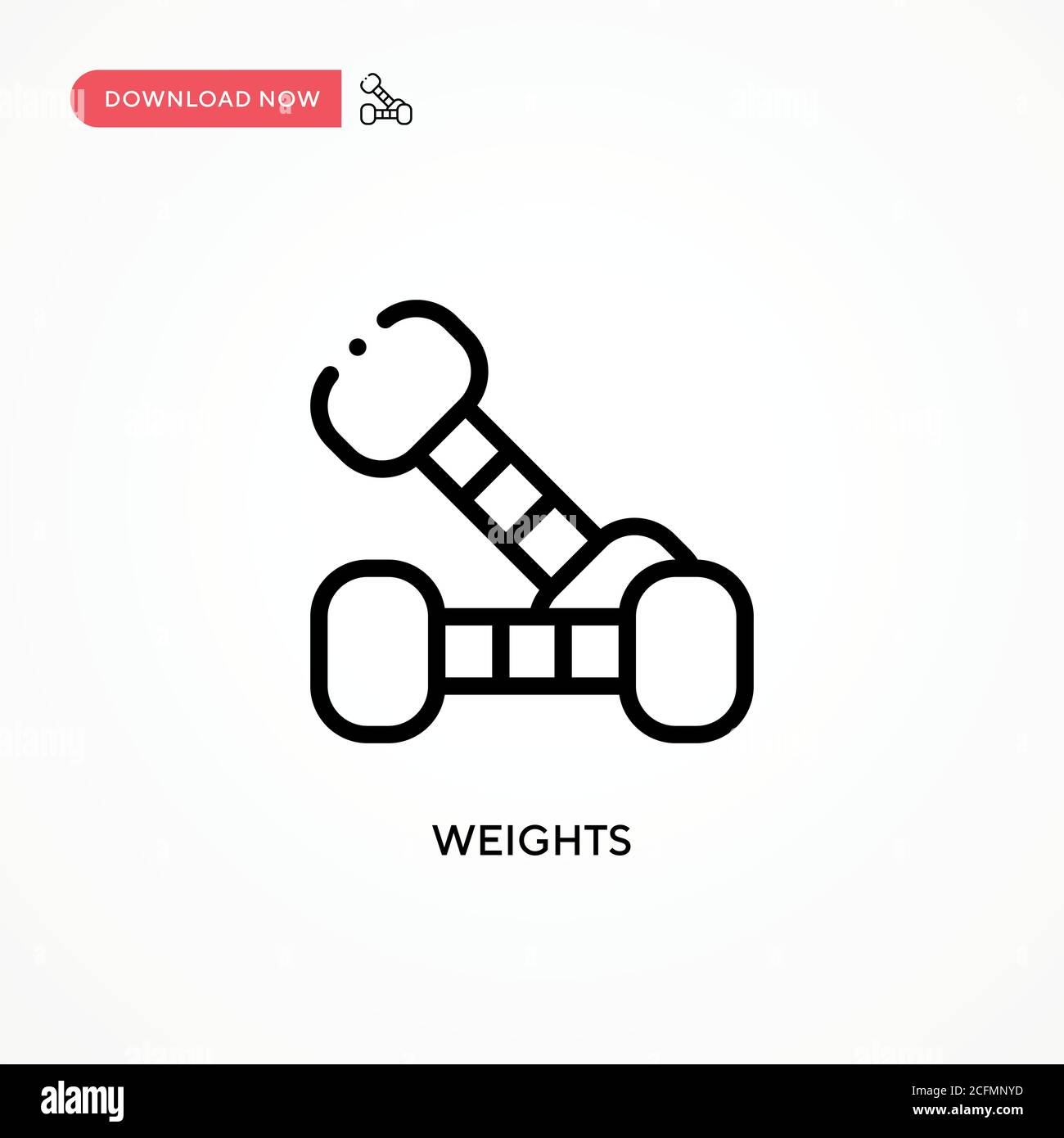 Weights vector icon. Modern, simple flat vector illustration for web ...
