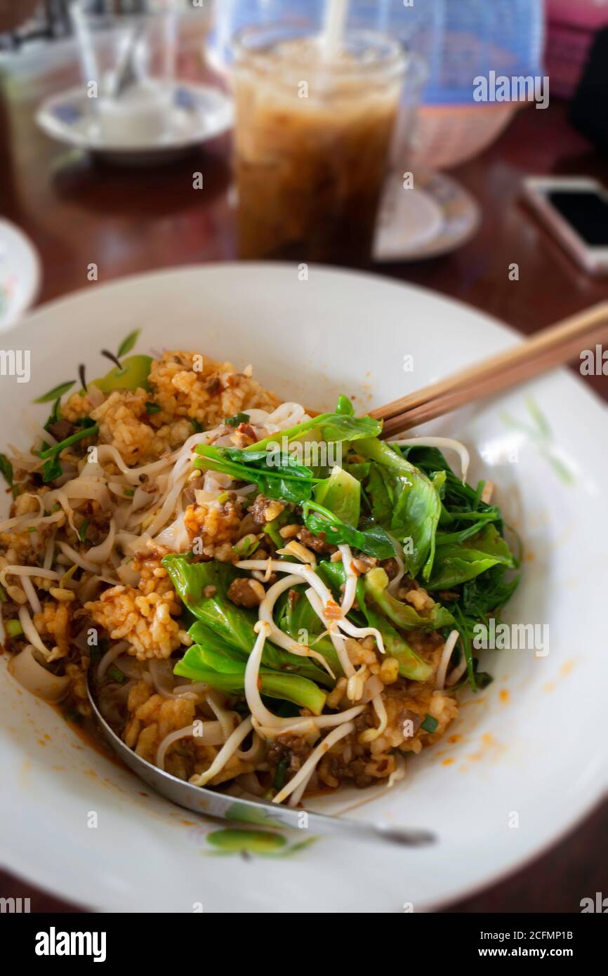 Local Thai style noodles pork soup, stock photo Stock Photo - Alamy