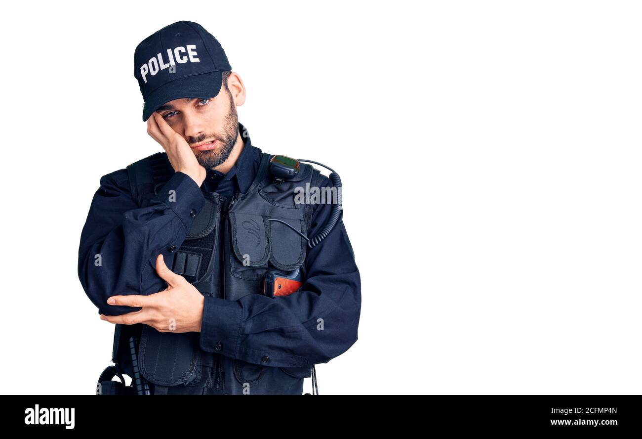 Annoyed police Cut Out Stock Images & Pictures - Alamy