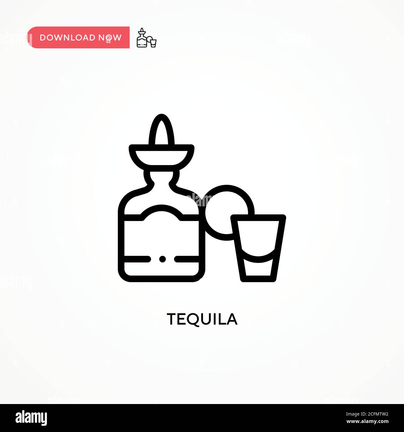 Shot tequila table Stock Vector Images - Alamy