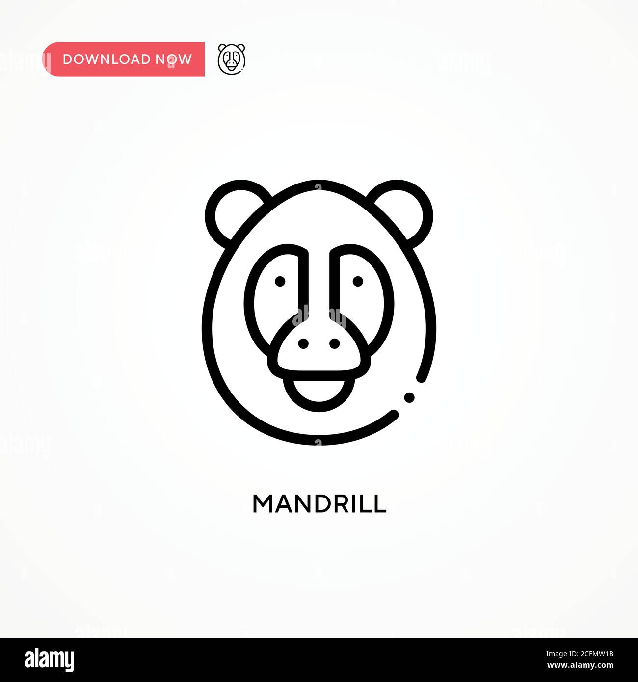 Mandrills forest Stock Vector Images - Alamy