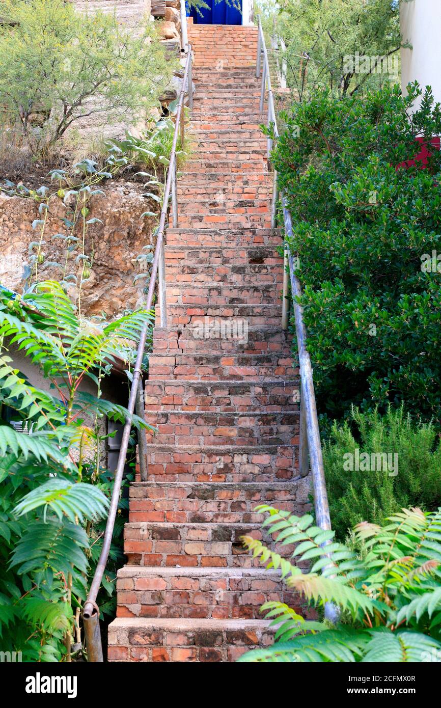 Brick step hi-res stock photography and images - Alamy