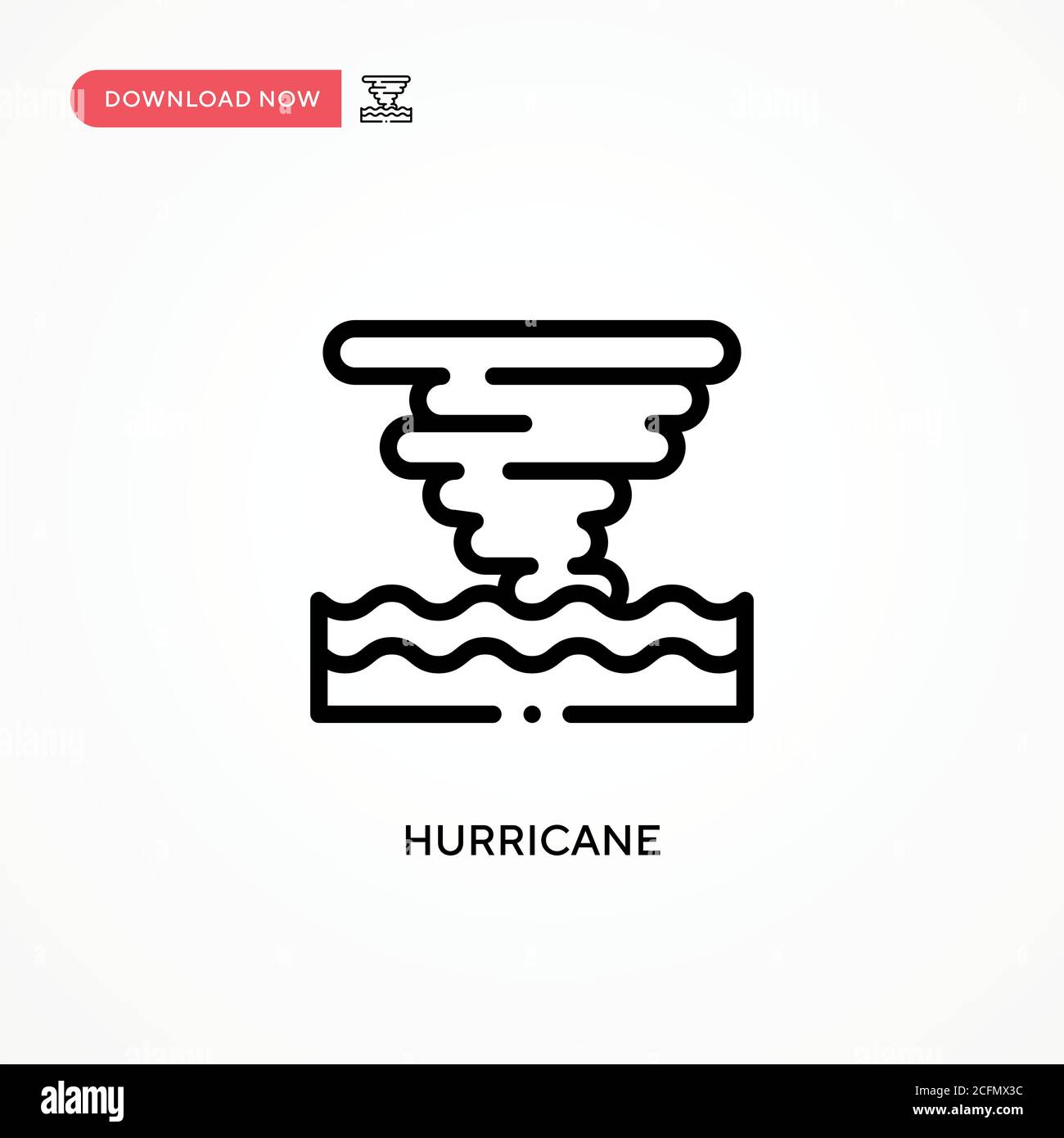 Hurricane warning app Stock Vector Images - Alamy